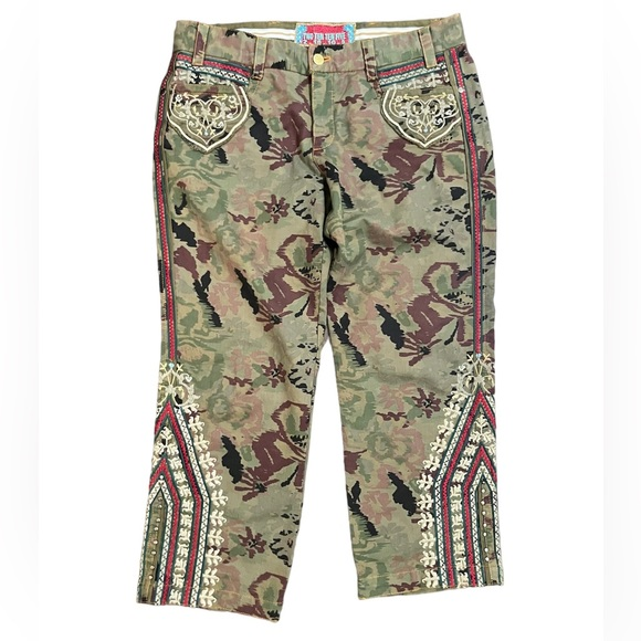 Johnny Was | Pants & Jumpsuits | Johnny Was Two Ten Ten Five Camo ...